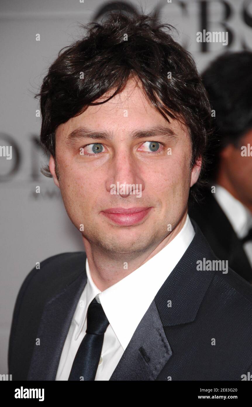 Actor Zach Braff attends the 61st Annual Tony Awards held at Radio City ...