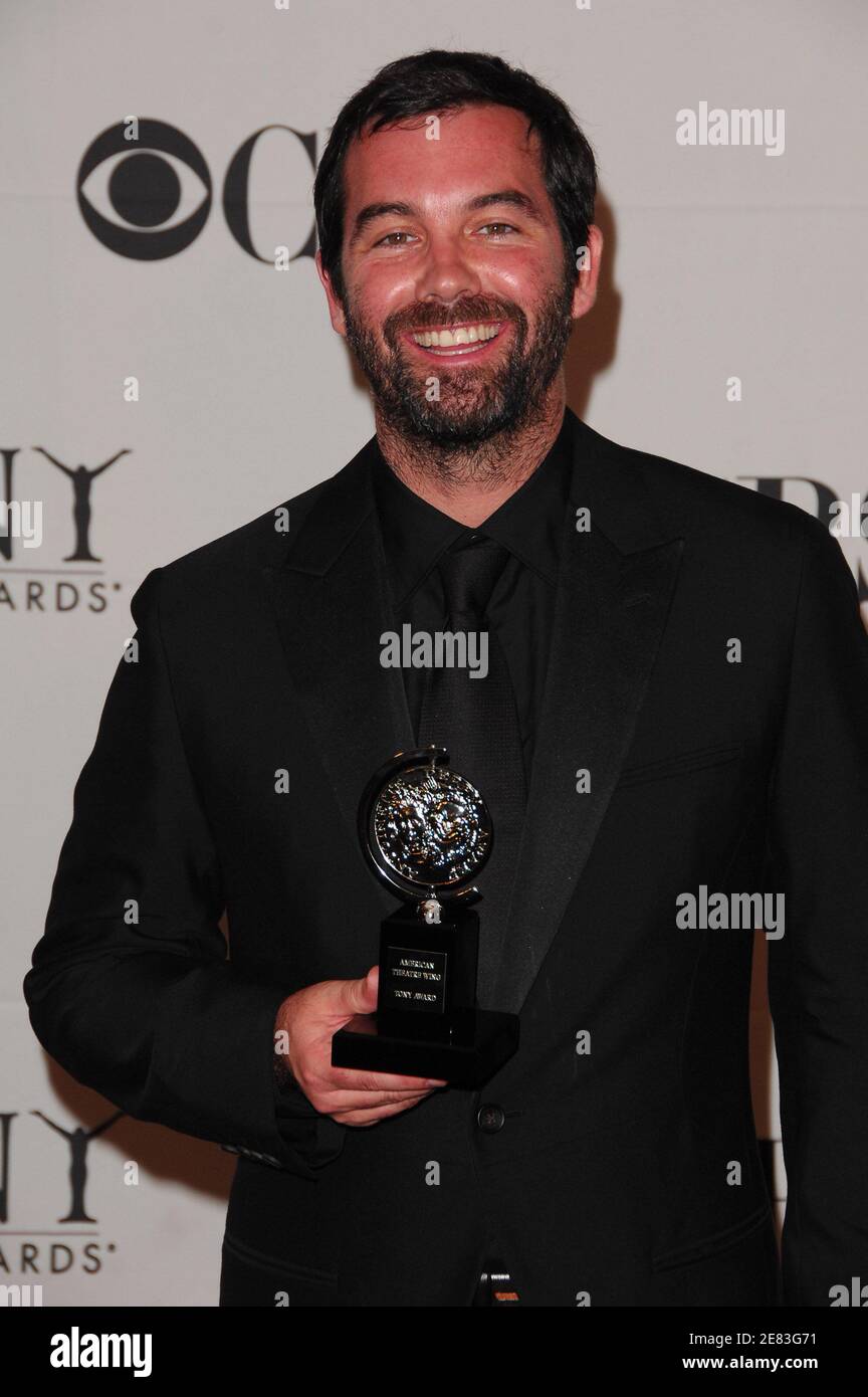 Duncan Sheik poses in the press room at the 61st Annual Tony Awards ...