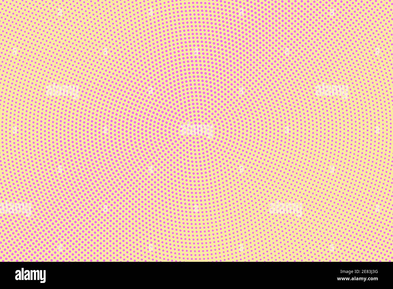 Pink and yellow dotted halftone vector background. Subtle halftone ...