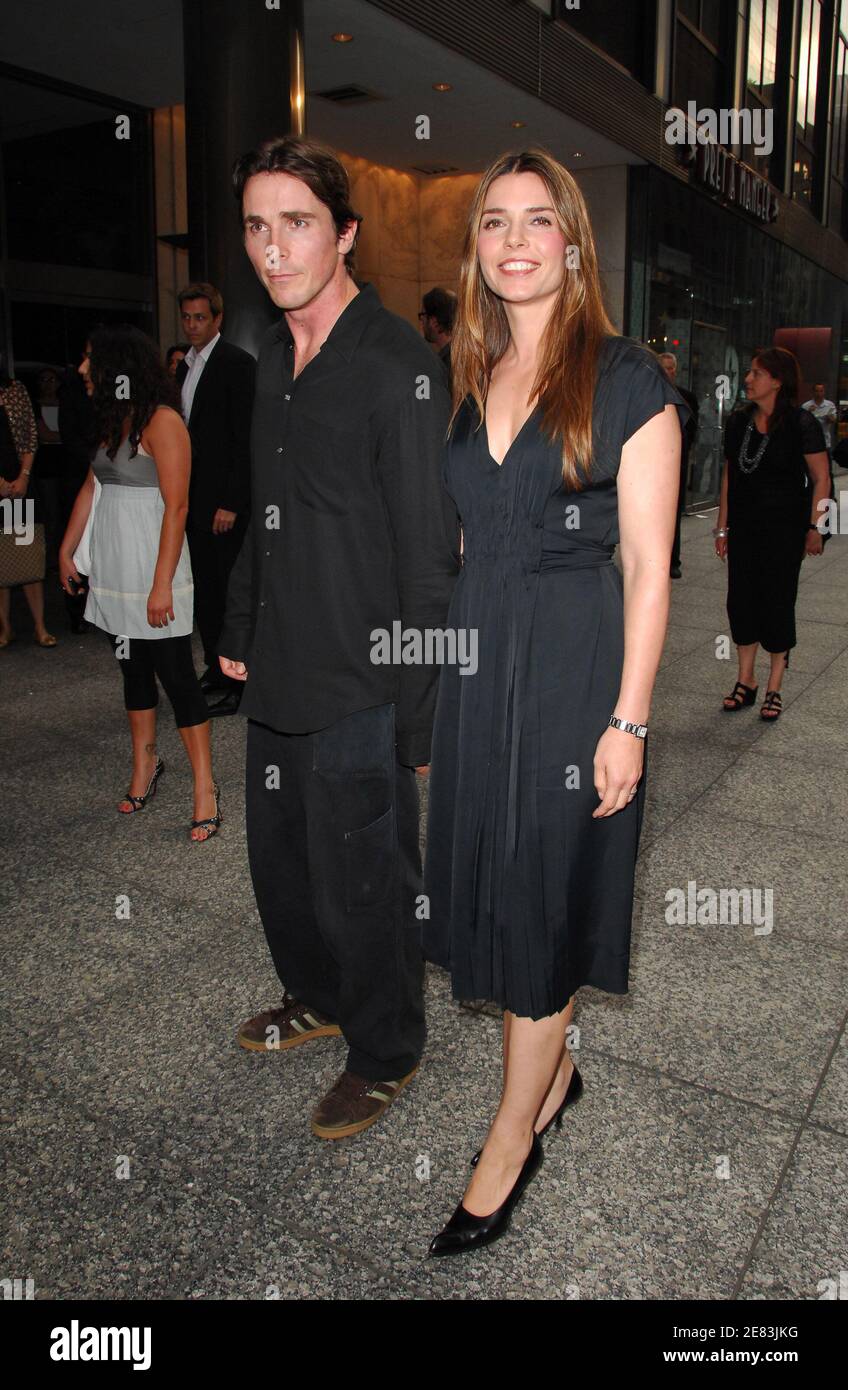 Actor Christian Bale and wife Sidi attend the screening of 'Rescue Dawn ...