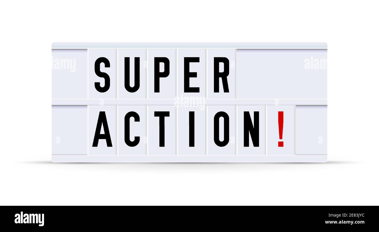 Action slogan Stock Vector Images - Alamy