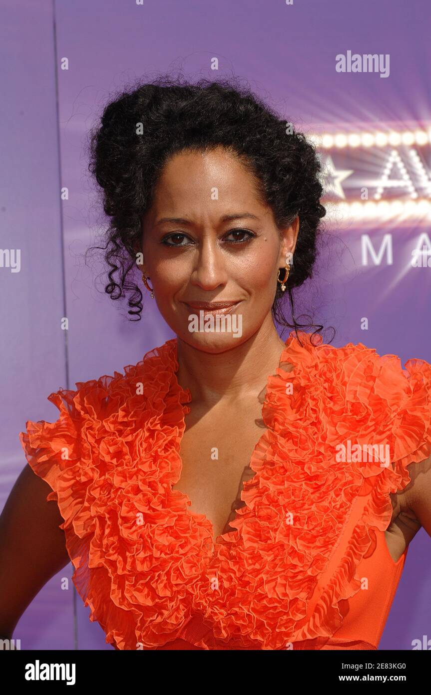 Tracee Ellis Ross attends the 2007 BET Awards held at the Shrine ...