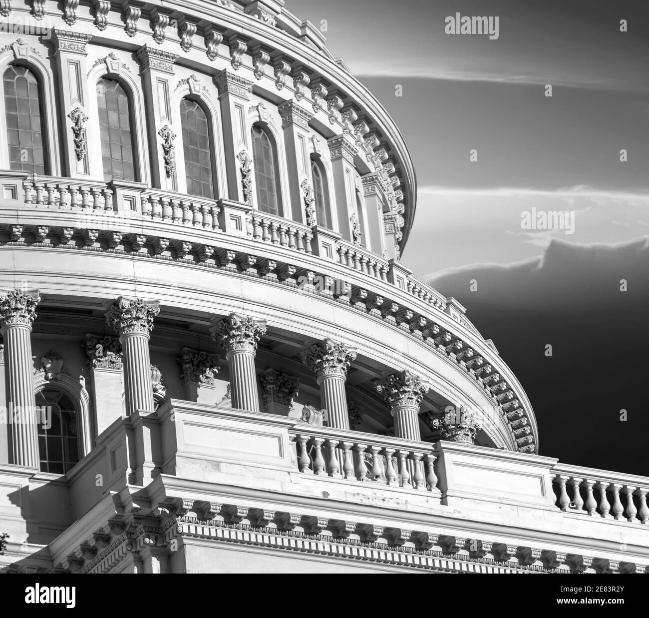 Flag in the capitol Black and White Stock Photos & Images - Alamy