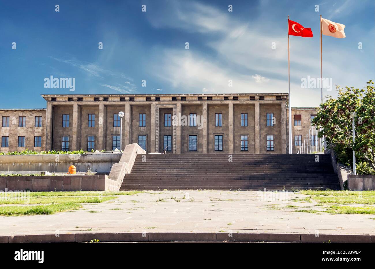 Historic Grand National Assembly Building, Ankara, Turkey Stock Photo ...