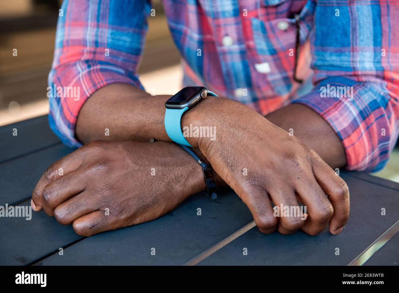 Black male hands hi-res stock photography and images - Alamy