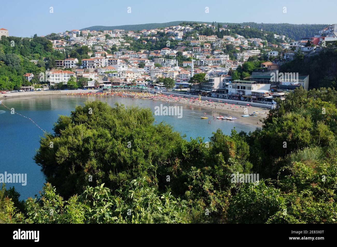 the Ulcinj town in Montenegro Stock Photo - Alamy