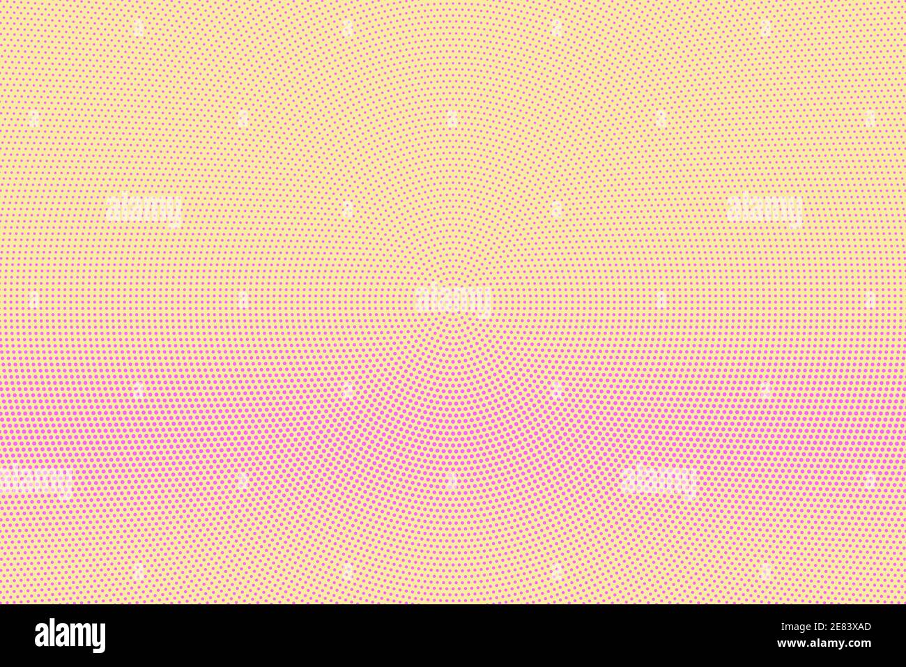 Pink and yellow dotted halftone vector background. Subtle halftone ...