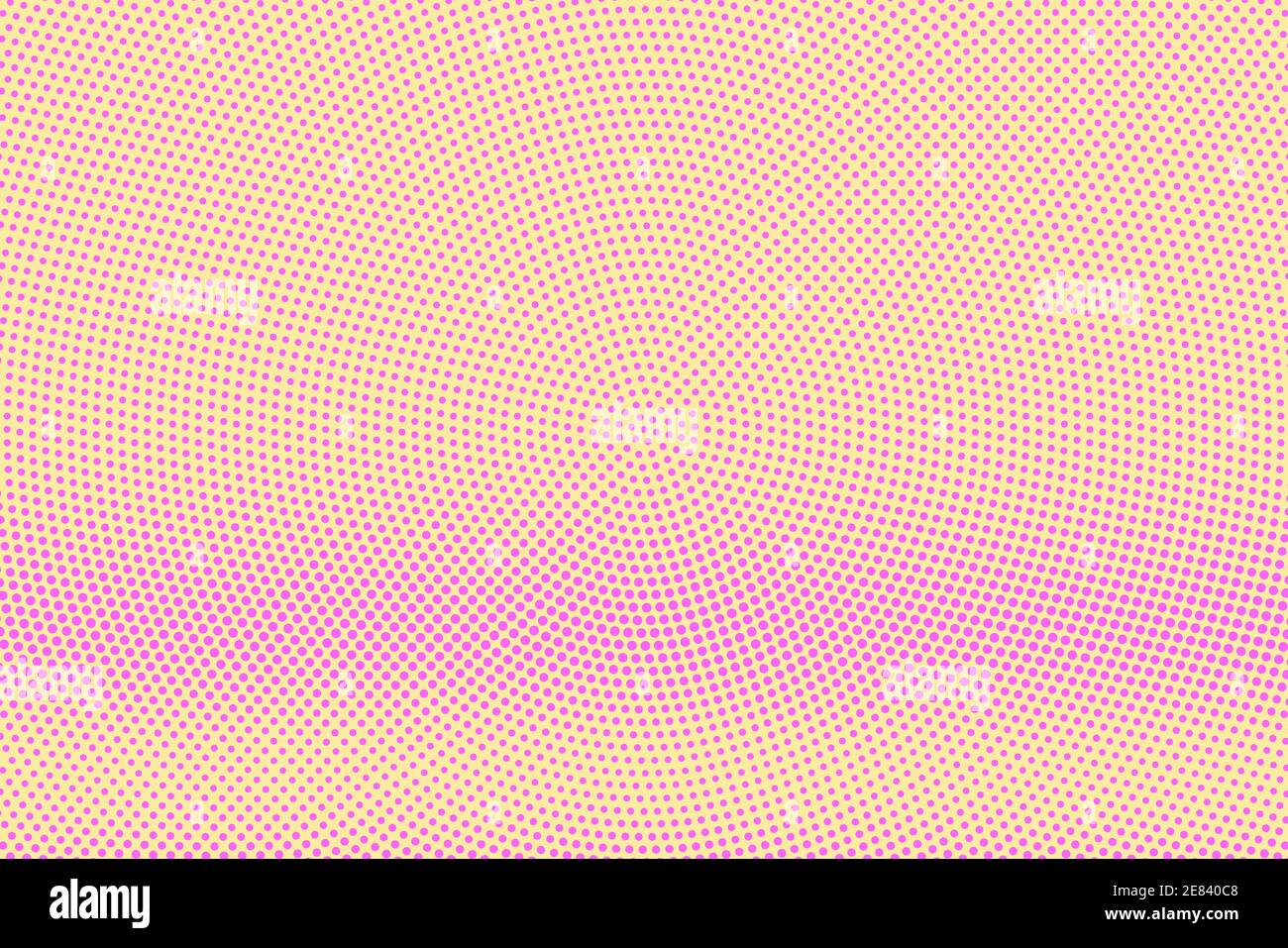 Pink and yellow dotted halftone vector background. Subtle halftone ...