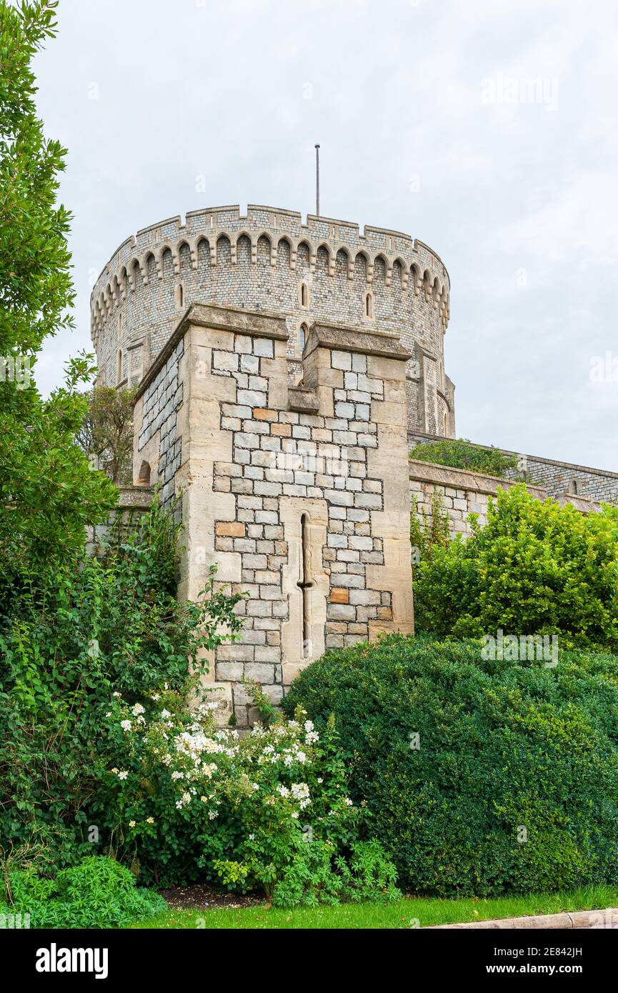Windsor Castle, a royal residence at Windsor in England, UK Stock Photo ...