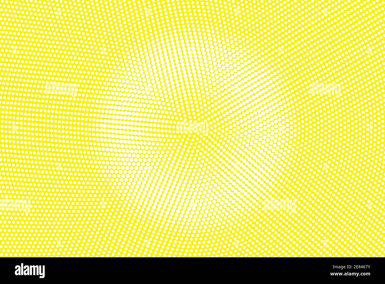 Yellow and white dotted halftone vector background. Subtle halftone ...