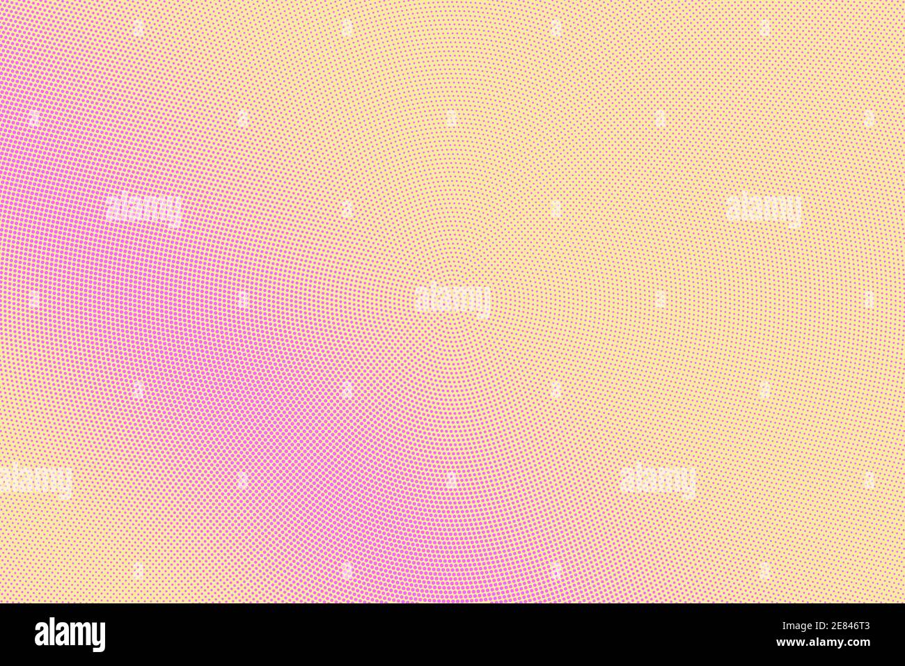 Pink and yellow dotted halftone vector background. Subtle halftone ...