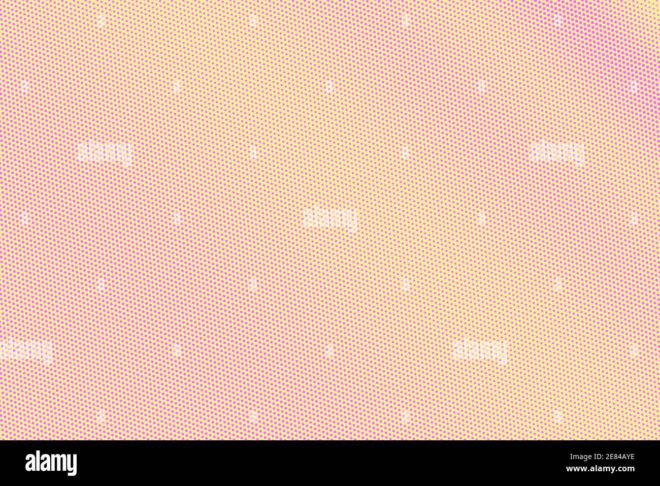 Pink and yellow dotted halftone vector background. Subtle halftone ...