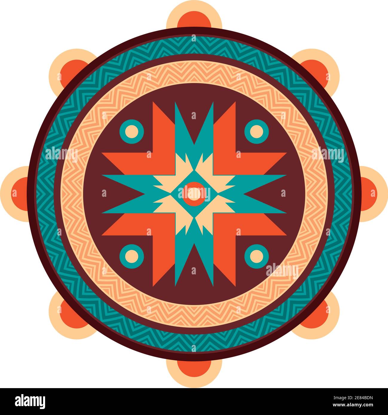 Native american shield Stock Vector Images - Alamy
