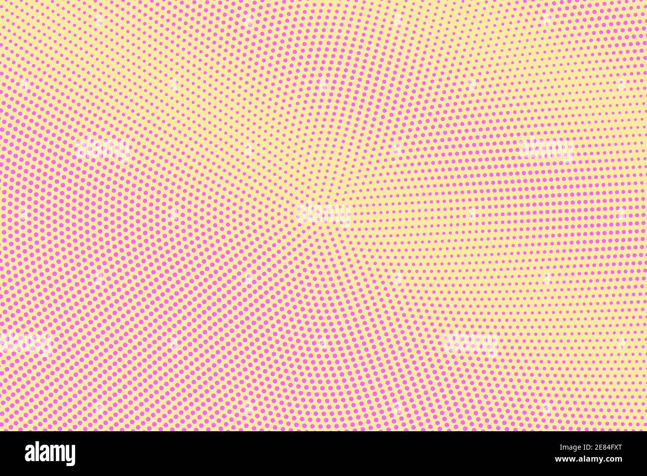 Pink and yellow dotted halftone vector background. Subtle halftone ...