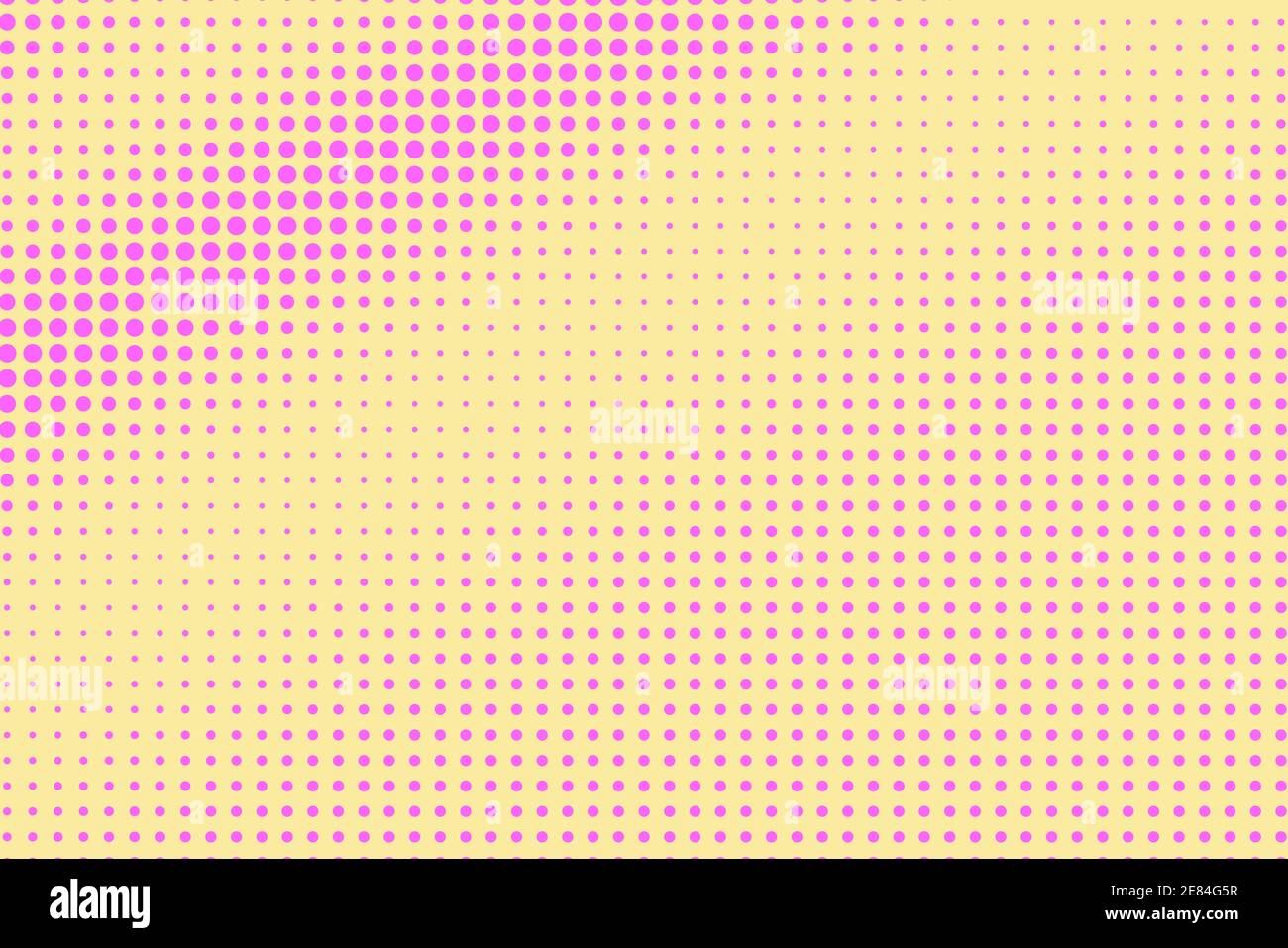Pink and yellow dotted halftone vector background. Subtle halftone ...
