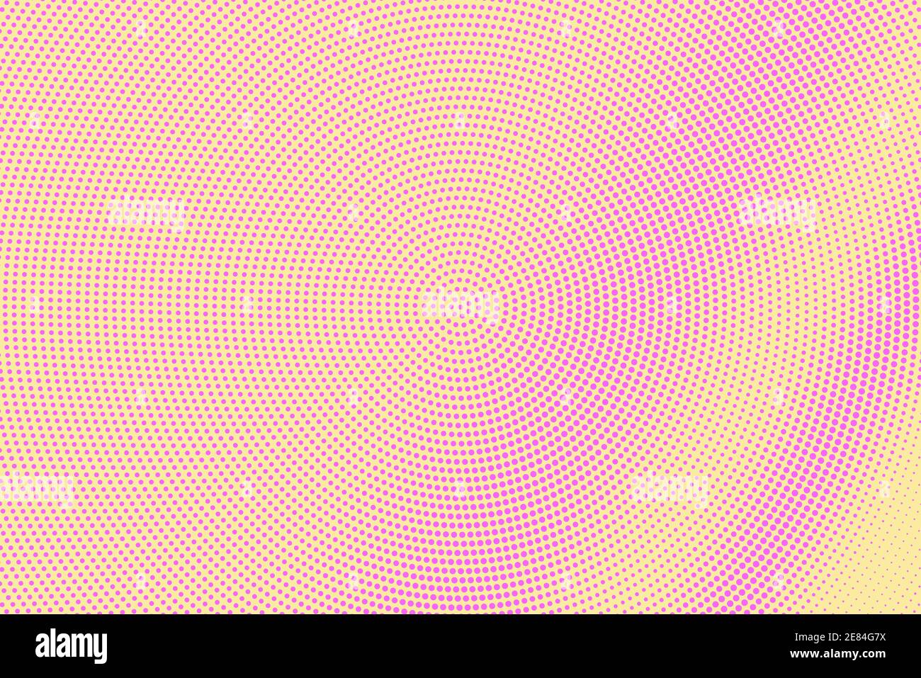 Pink and yellow dotted halftone vector background. Subtle halftone ...