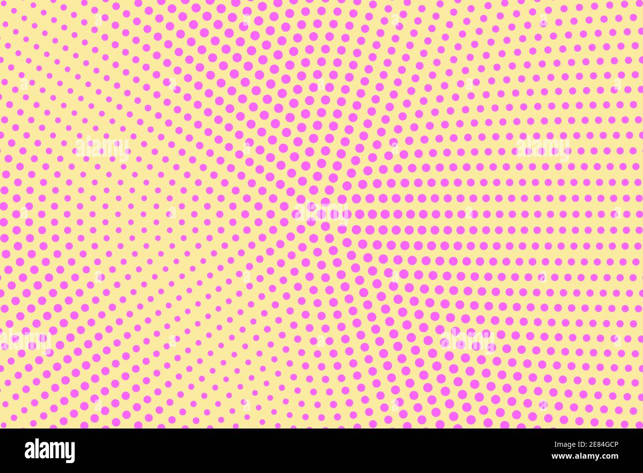 Pink and yellow dotted halftone vector background. Subtle halftone ...