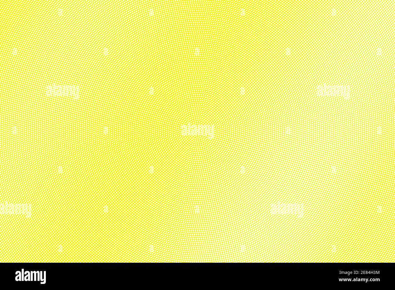 Yellow and white dotted halftone vector background. Subtle halftone ...