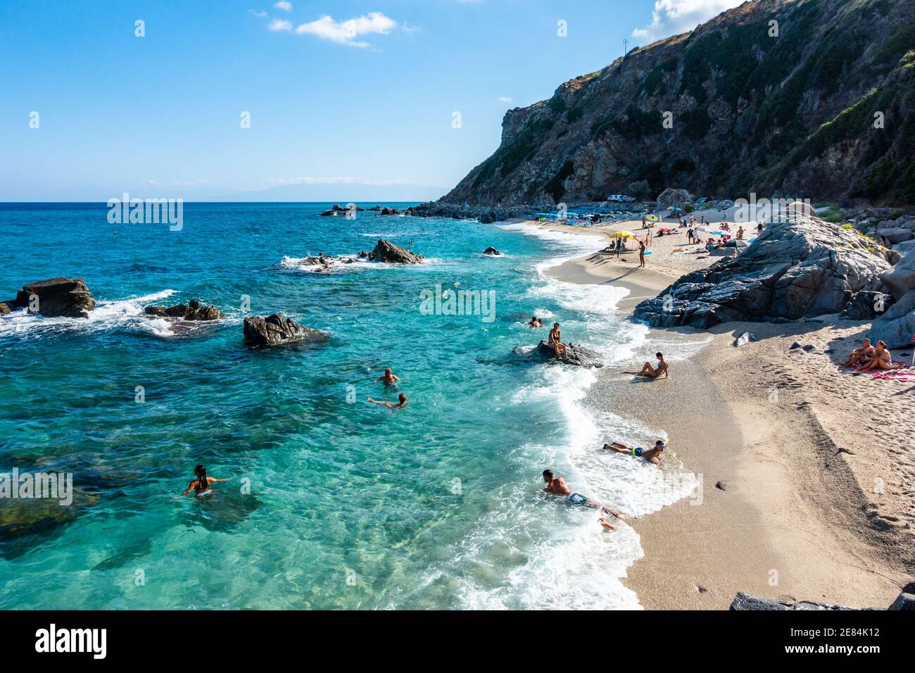 Zambrone, Calabria, Italy – Aug. 2020. The beautiful Zambrone beach ...