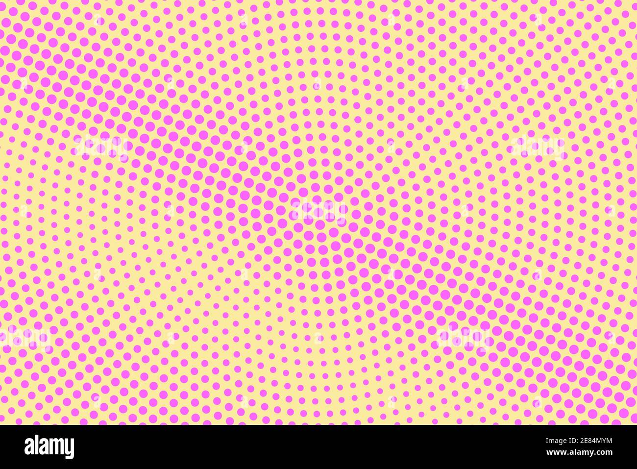 Pink and yellow dotted halftone vector background. Subtle halftone ...