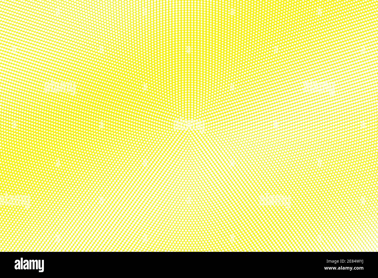 Yellow and white dotted halftone vector background. Subtle halftone ...