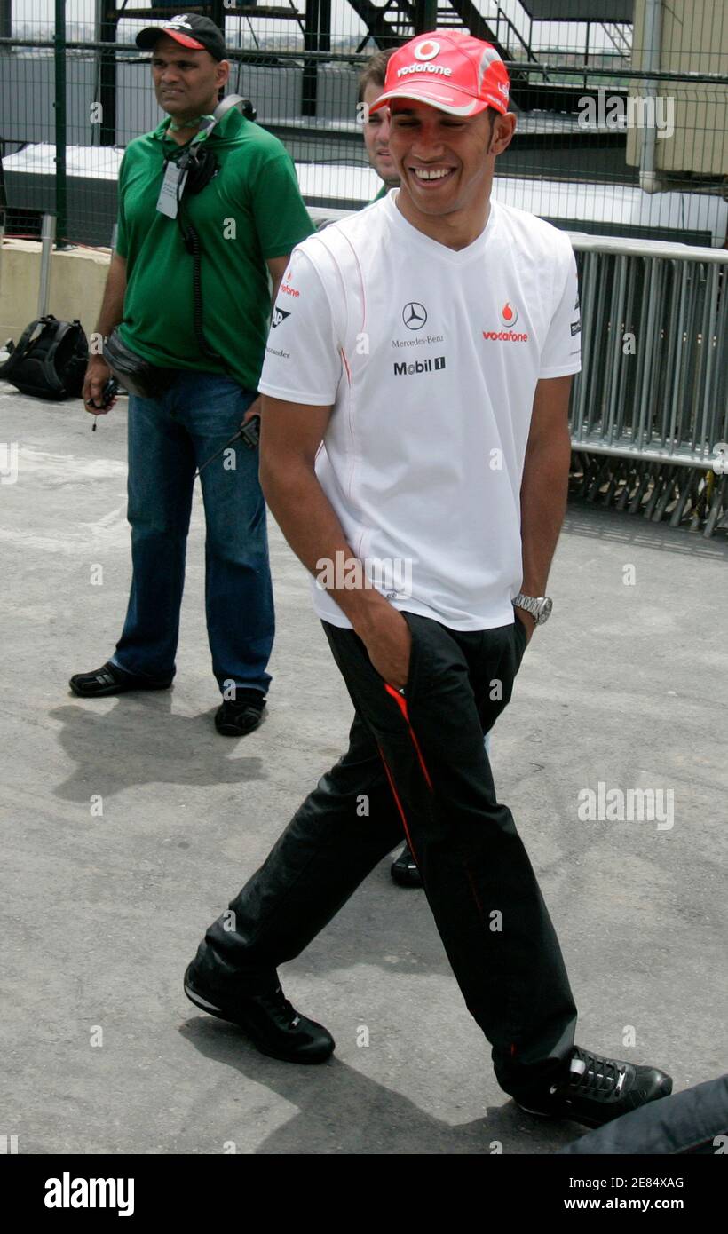 Lewis hamilton 2008 brazilian formula interlagos grand prix sao paulo ...