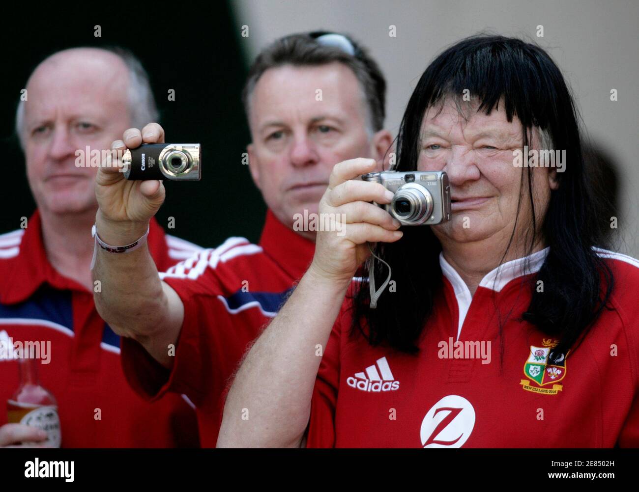 British lions fans and players hi-res stock photography and images - Alamy