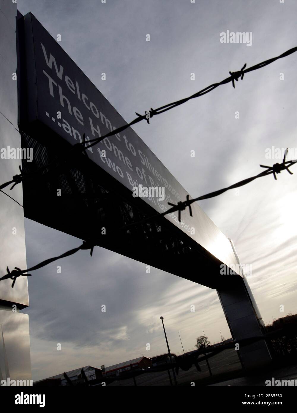 Silverstone circuit sign hi-res stock photography and images - Alamy
