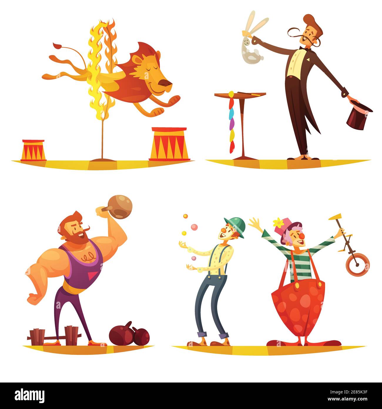 Square trained Stock Vector Images - Alamy