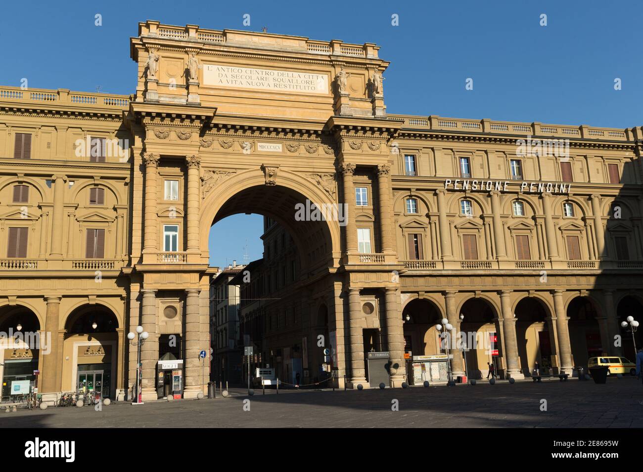 Florence, Italy The Arcone, or Triumphal Arch at Piazza della ...