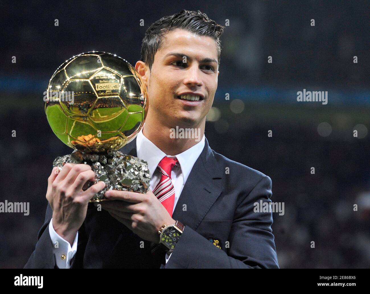 Cristiano Ronaldo Champions League 2008 High Resolution Stock ...