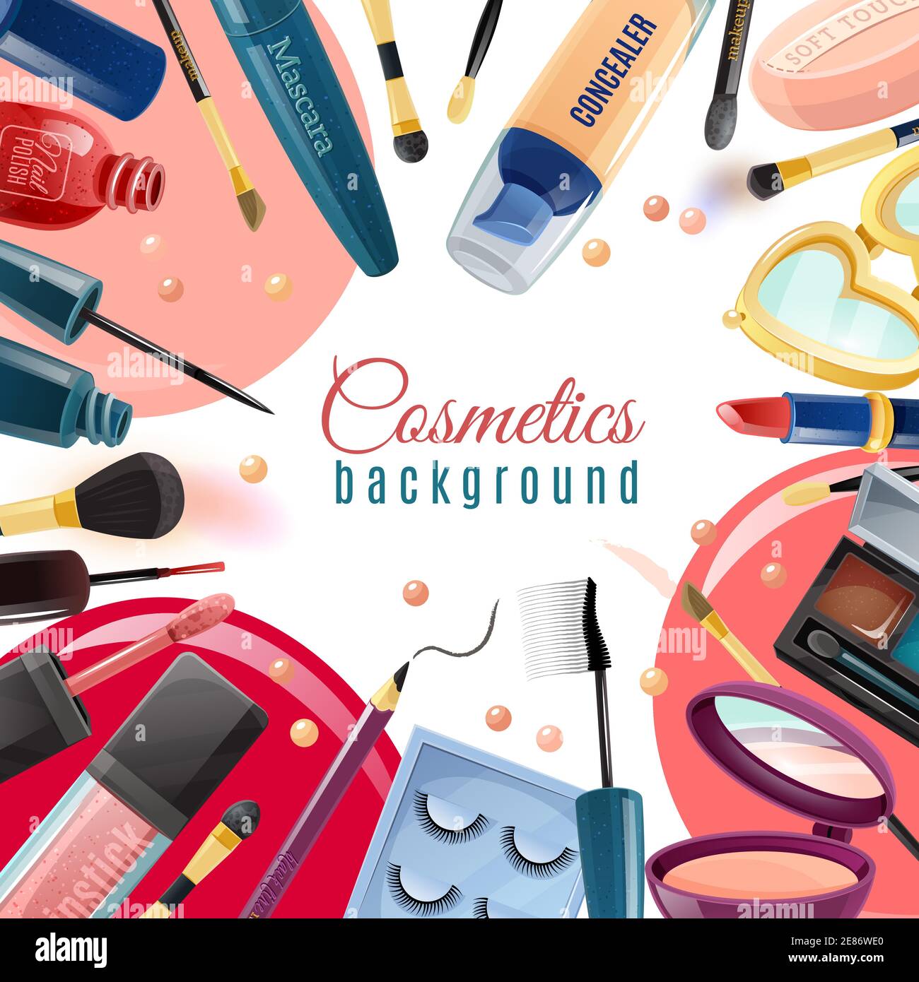 Makeup Vector Background