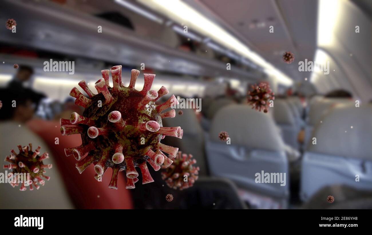 Airplane passengers wearing masks hi-res stock photography and images ...