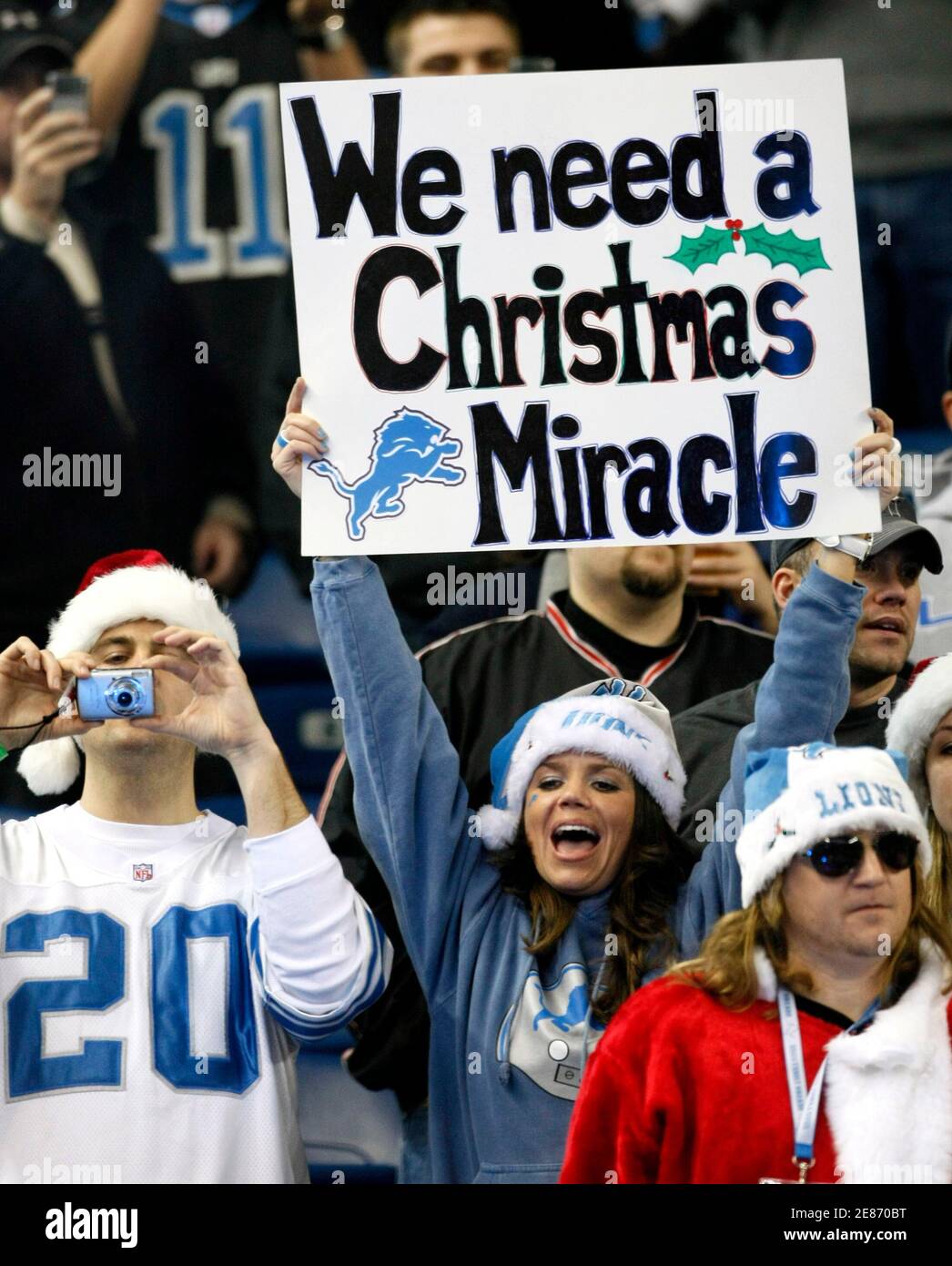 Detroit lions fans hi-res stock photography and images - Alamy