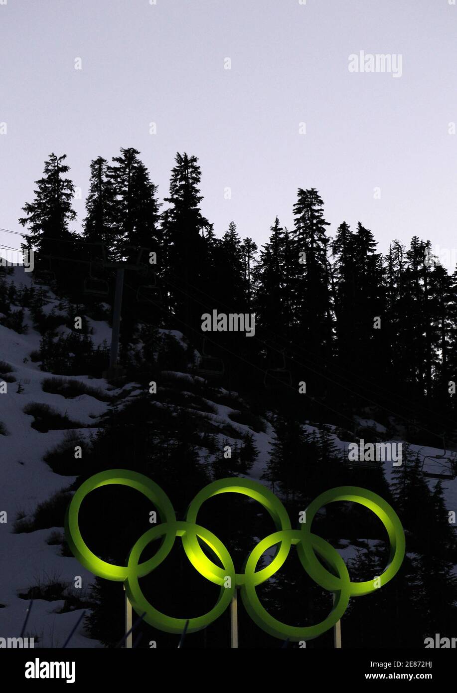Olympic rings vancouver bc canada hi-res stock photography and images ...