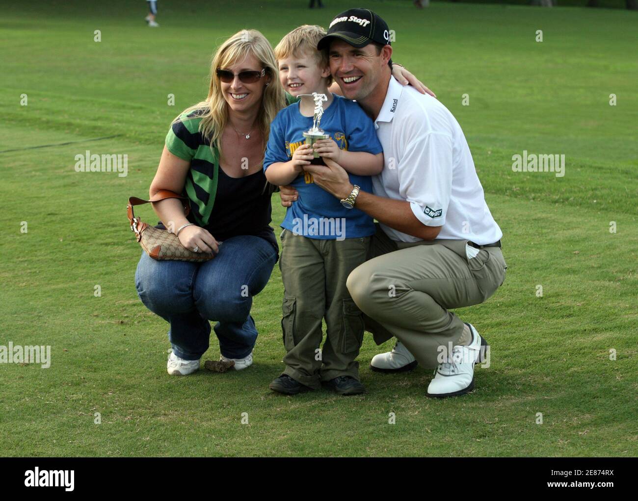 Padraig harrington with his wife caroline hi-res stock photography and ...