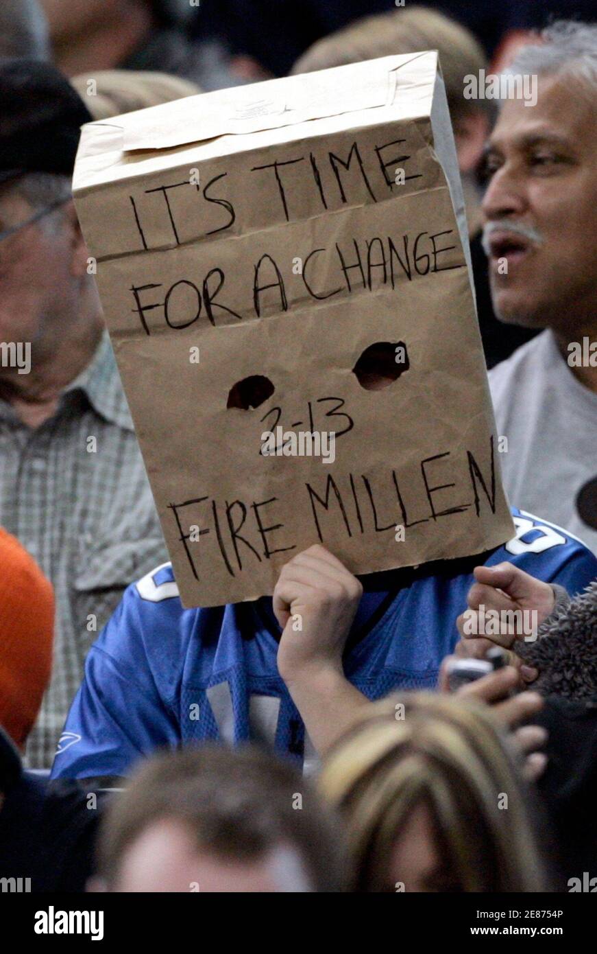 Detroit lions fan hi-res stock photography and images - Alamy