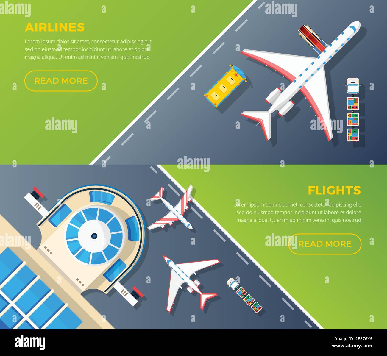 Airport passengers top view Stock Vector Images - Alamy