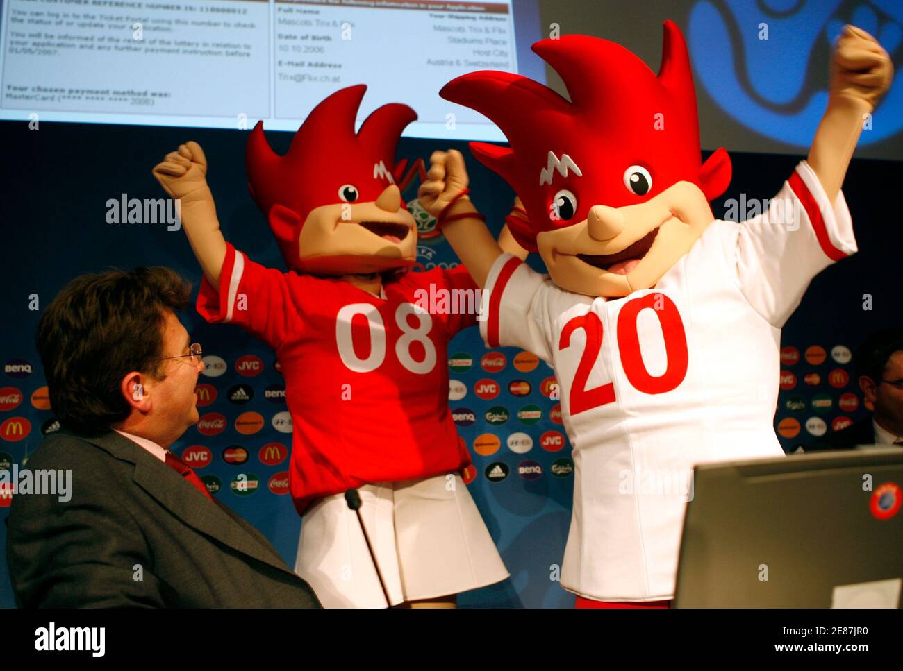 Euro 2008 mascots hi-res stock photography and images - Alamy
