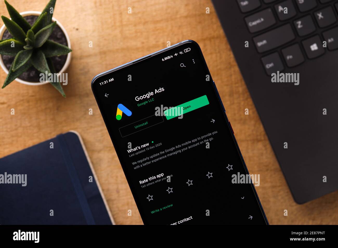 Assam, india - January 31, 2021 : Google Ads logo on phone screen stock ...