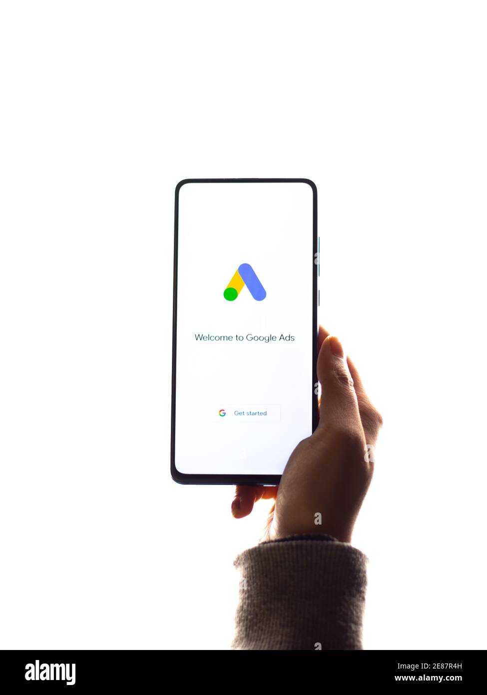 Assam, india - January 31, 2021 : Google Ads logo on phone screen stock ...