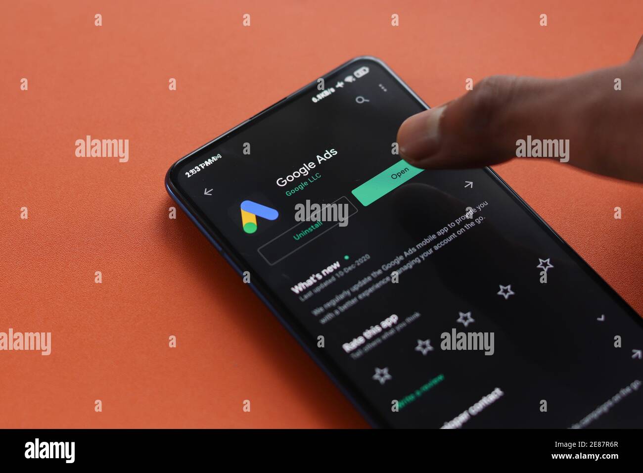 Assam, india - January 31, 2021 : Google Ads logo on phone screen stock ...