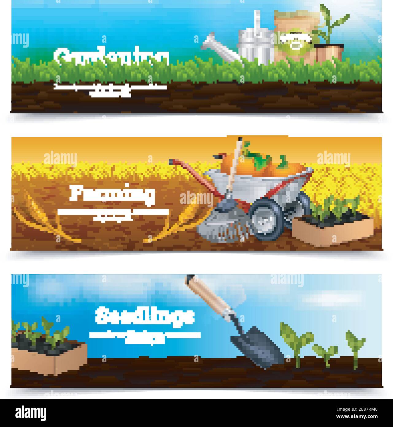 Enclosure planting Stock Vector Images - Alamy