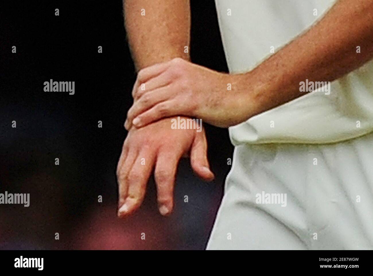 Australian spin bowler hi-res stock photography and images - Alamy