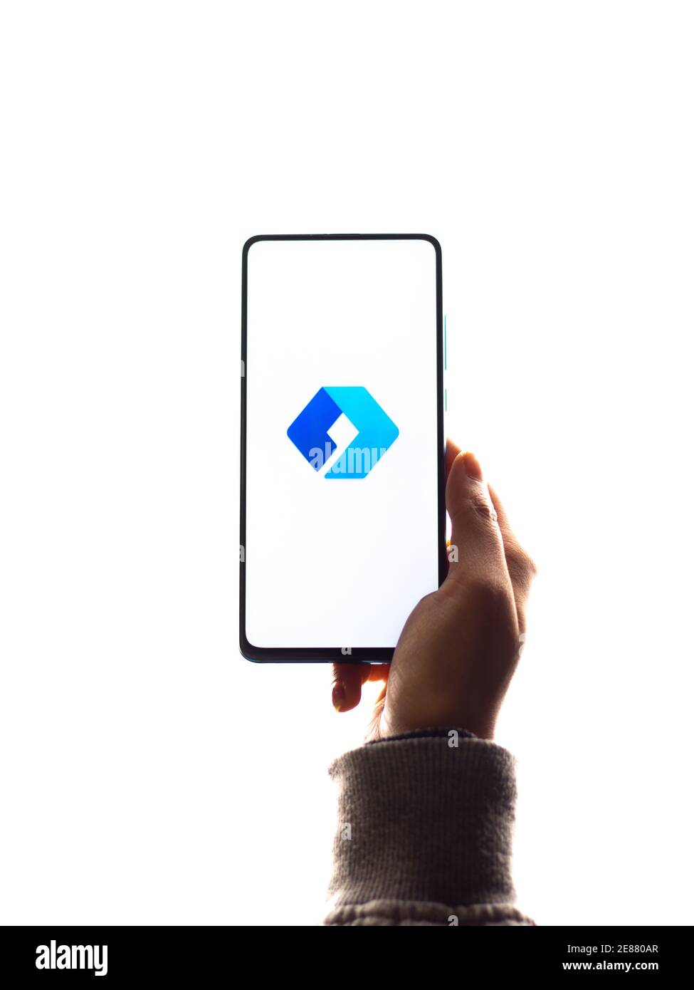 Assam, india - January 31, 2021 : Microsoft Launcher logo on phone ...