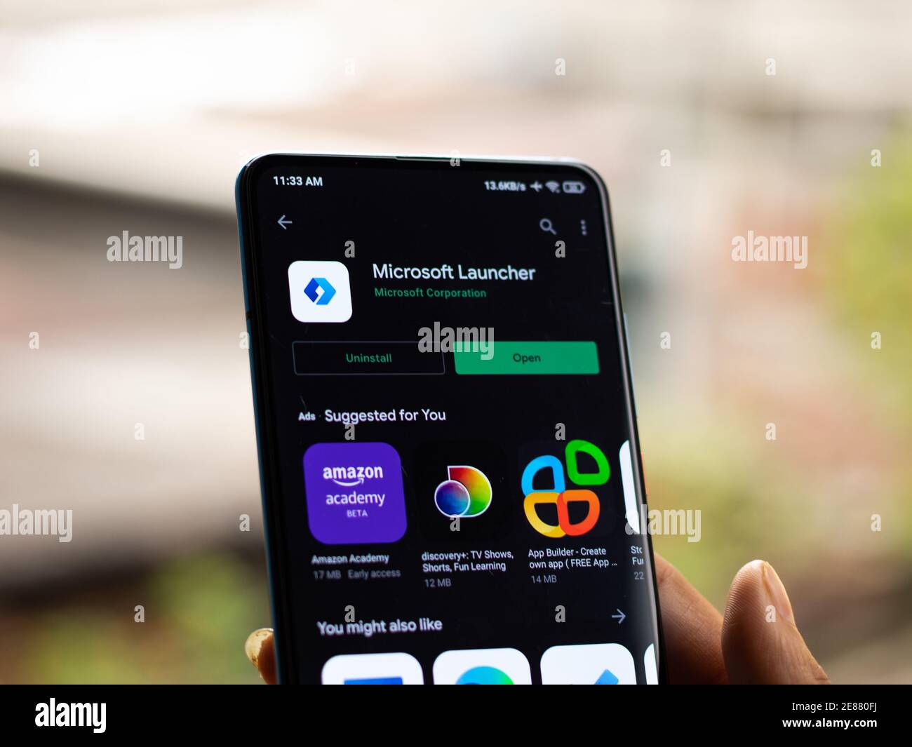 Microsoft launcher hi-res stock photography and images - Alamy