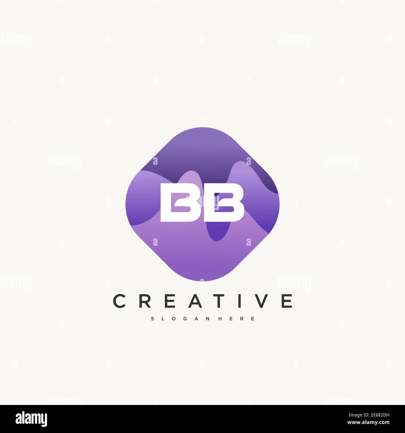 Bb letter design hi-res stock photography and images - Alamy