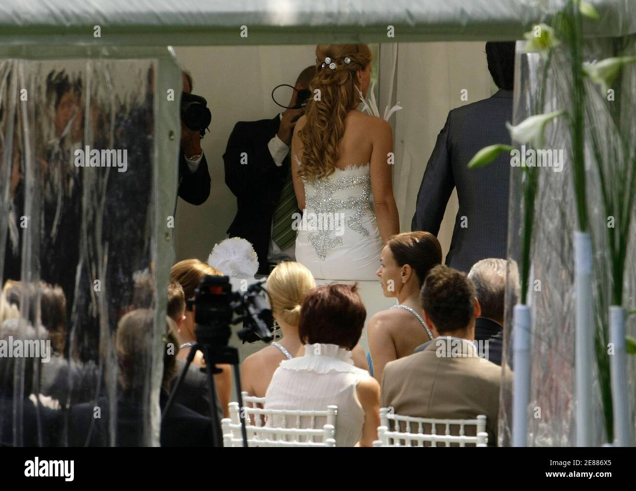 Michael Ballack Wife Simone Ballack High Resolution Stock Photography ...