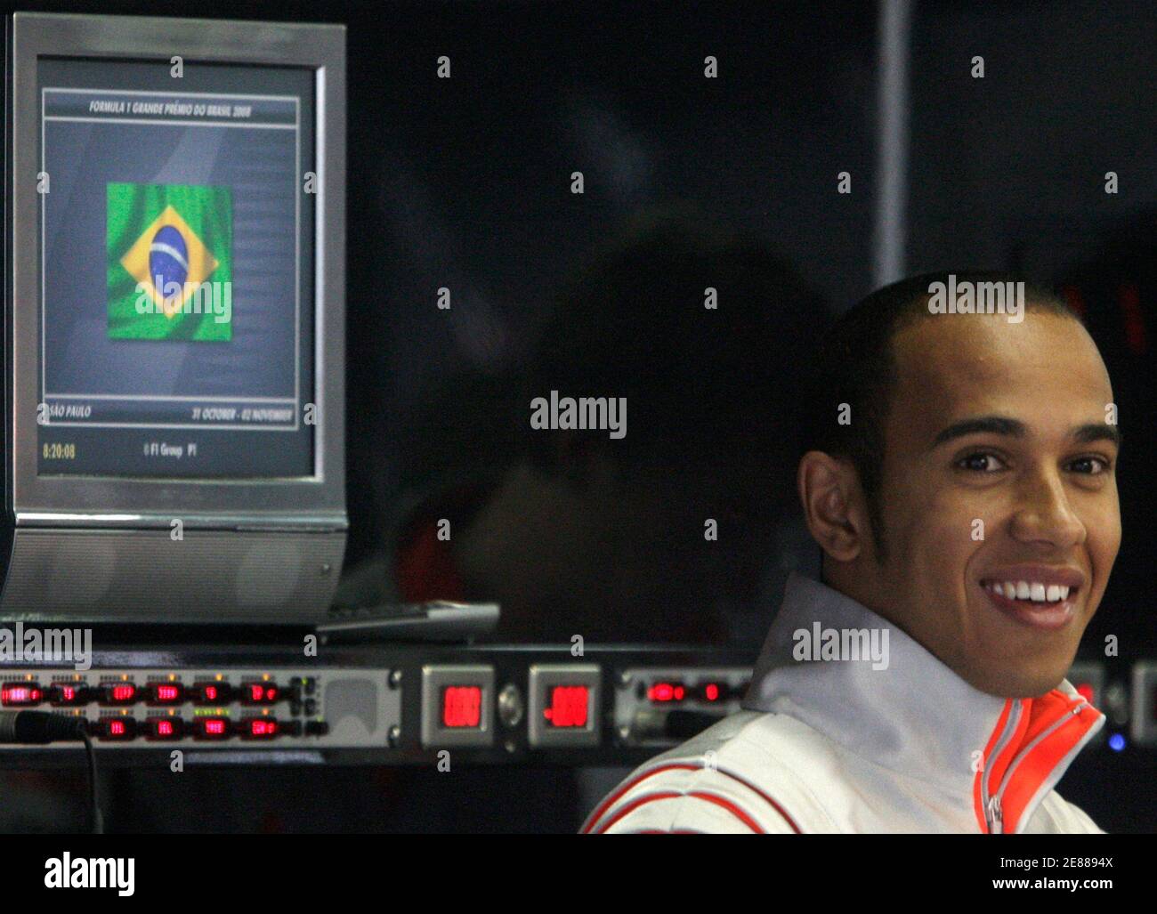 Lewis hamilton 2008 brazilian formula interlagos grand prix sao paulo ...