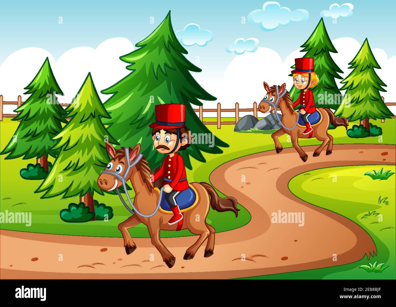 Horse soldiers Stock Vector Images - Alamy